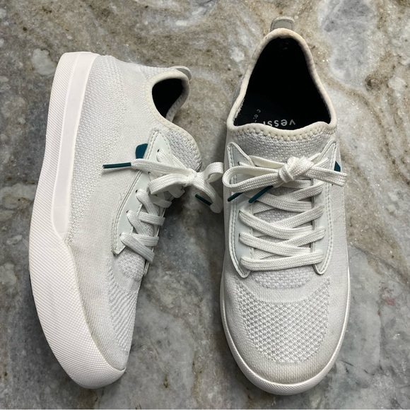Vessi | Shoes | Vessi Weekend Marble White Waterproof Shoes Womens 8 ...